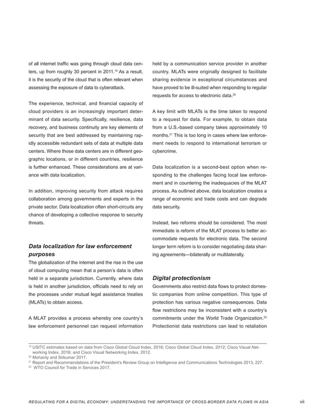 Regulating for a Digital Economy: Understanding the Importance of Cross-Border Data Flows in ...