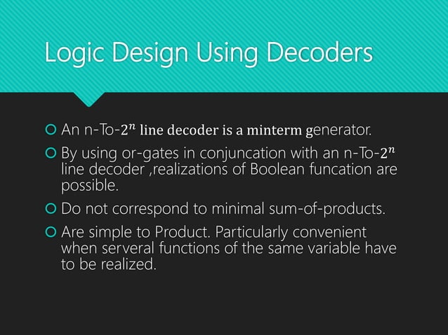 Digital electronics- BCD & Decoder | PPTX | Programming Languages | Computing