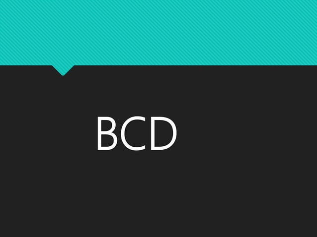 Digital Electronics Bcd And Decoder Pptx Programming Languages Computing