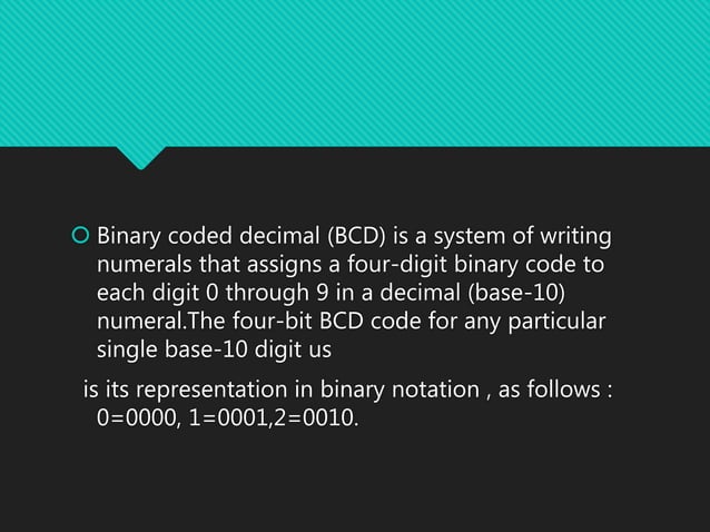 Digital Electronics Bcd And Decoder Pptx Programming Languages Computing