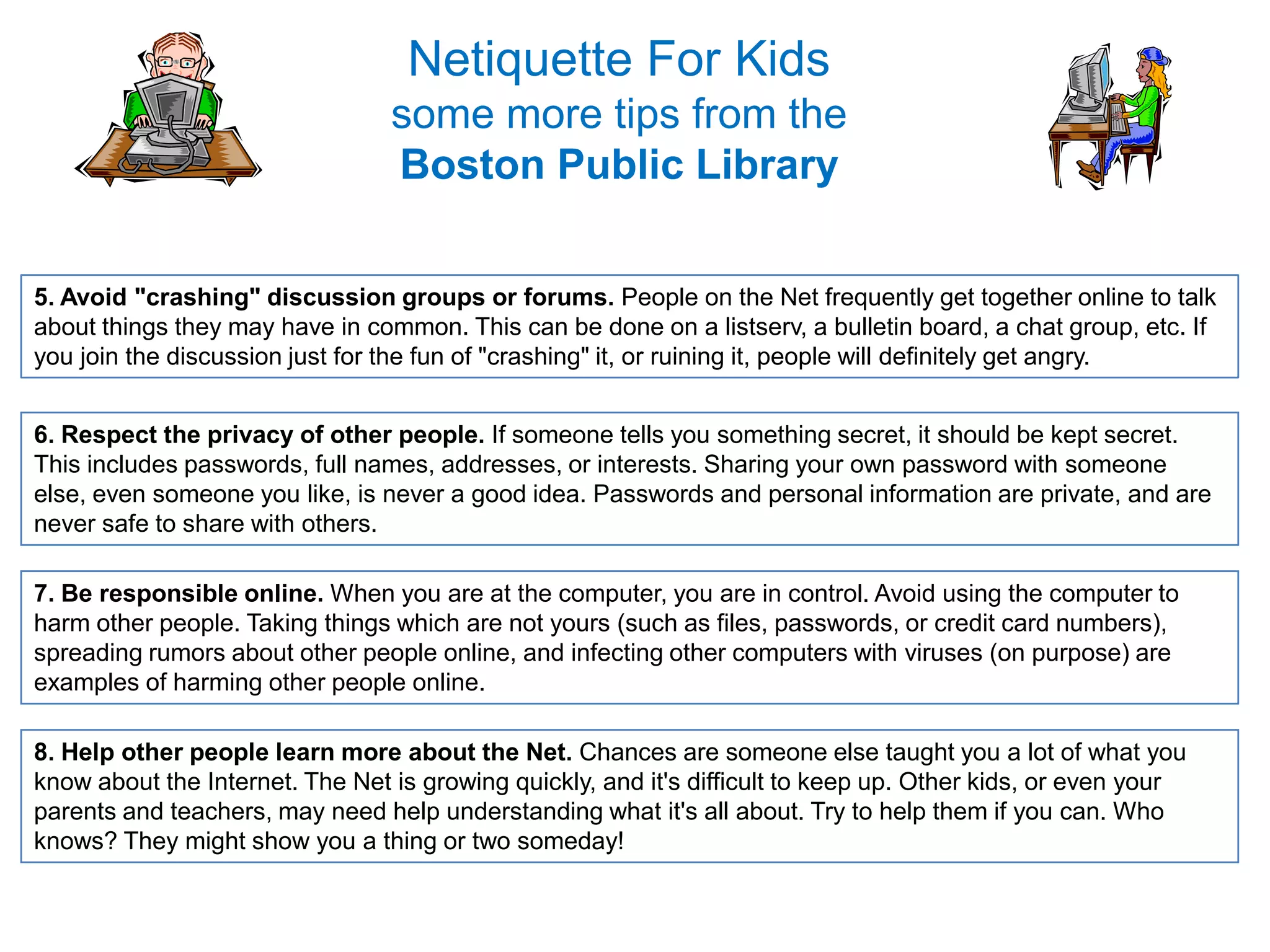 Digital etiquette for wiki presentation | PPSX