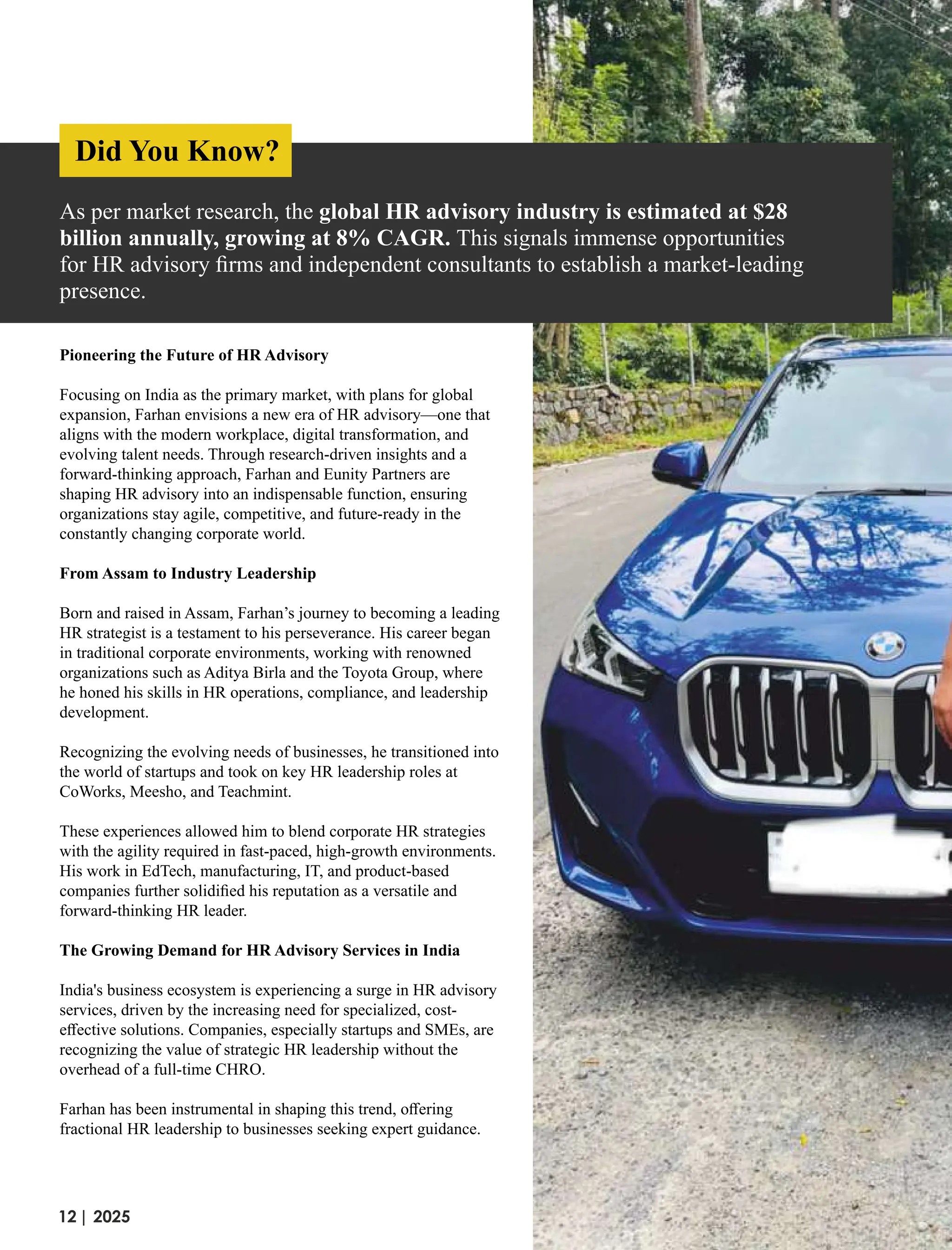 Farhan Ahmed Hazarika: Redefining HR Advisory for the Modern Workplace ...