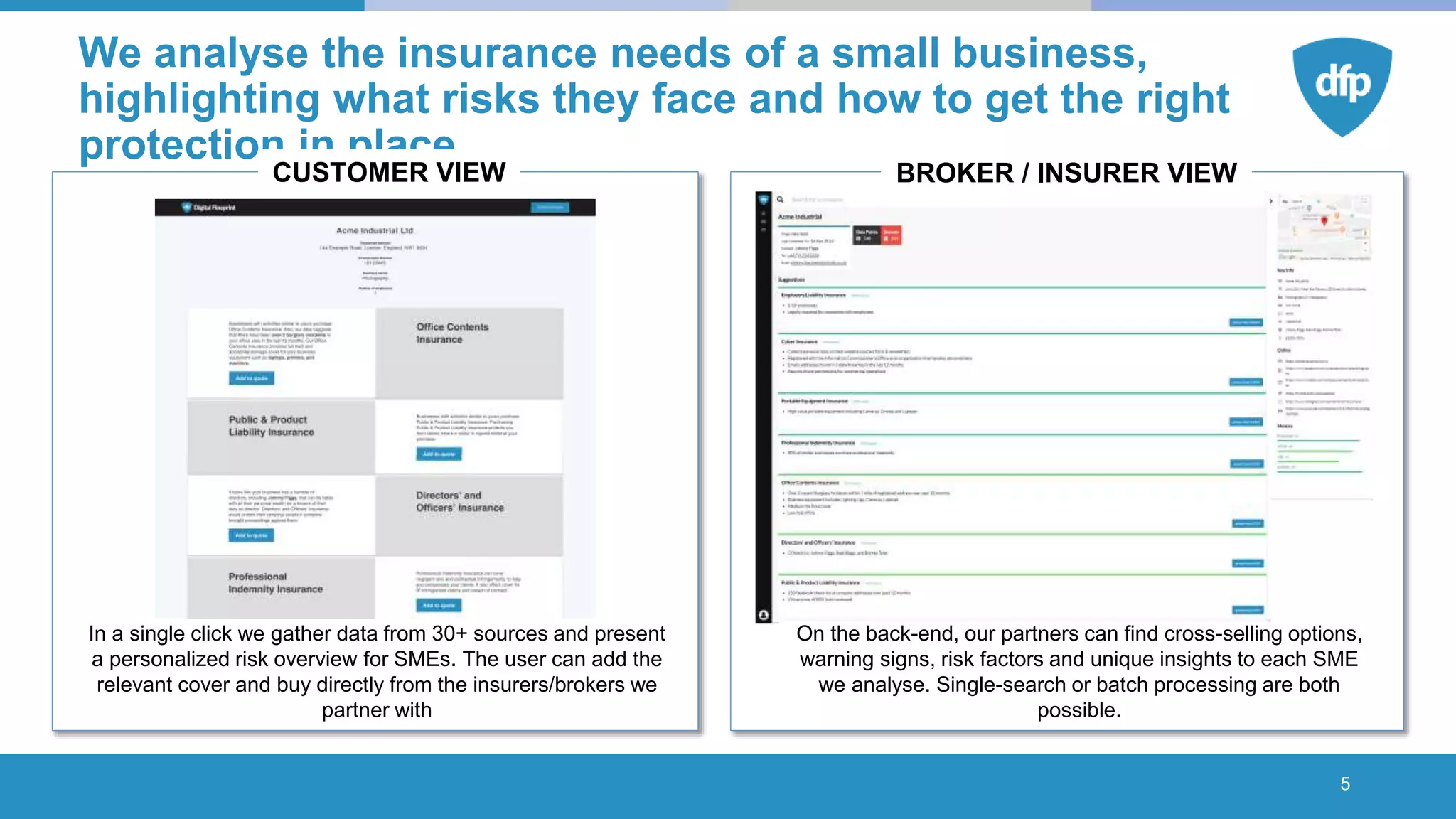 Startup InsurTech Award - Digital Fineprint | PPT