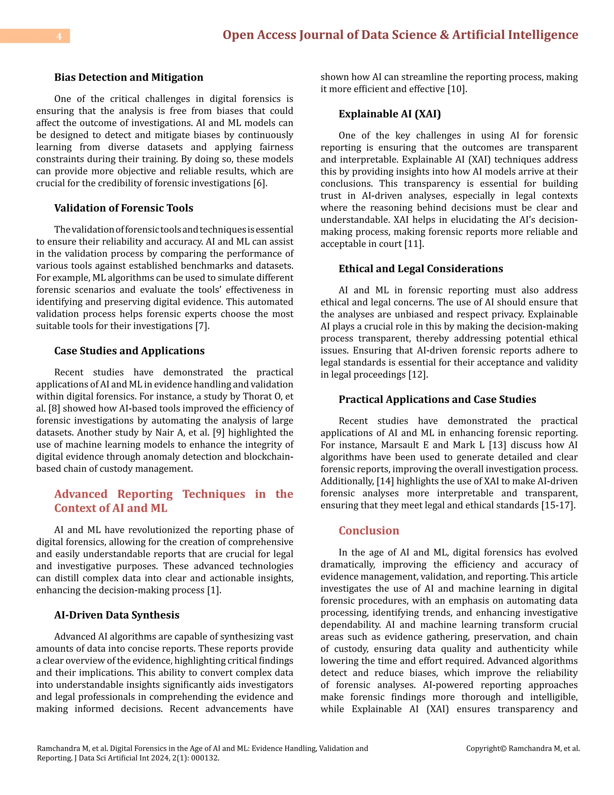 Digital Forensics In The Age Of Ai And Ml Evidence Handling Validation And Reporting Pdf