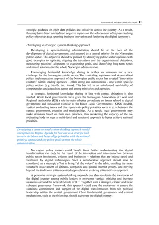 OECD Digital Government Review of Norway - Assessment & Recommendations ...