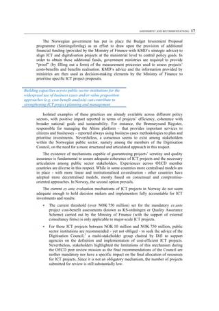 OECD Digital Government Review of Norway - Assessment & Recommendations ...
