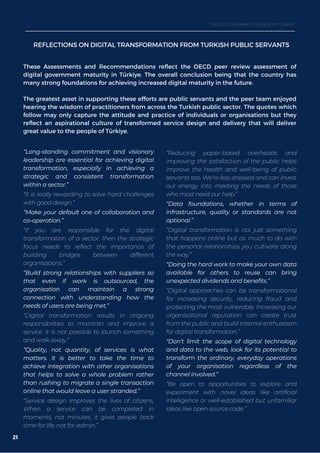 Digital Government Review Türkiye - Assessment and Recommendations | PDF