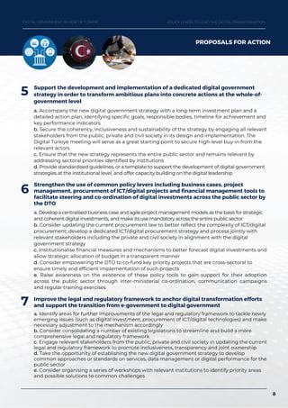 Digital Government Review Türkiye - Assessment and Recommendations | PDF
