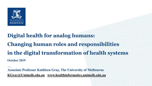 Digital health for analog humans | PPT