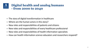 Digital health for analog humans | PPT