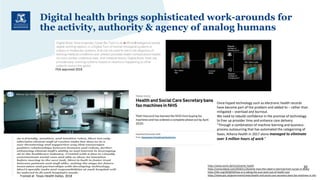 Digital health for analog humans | PPT