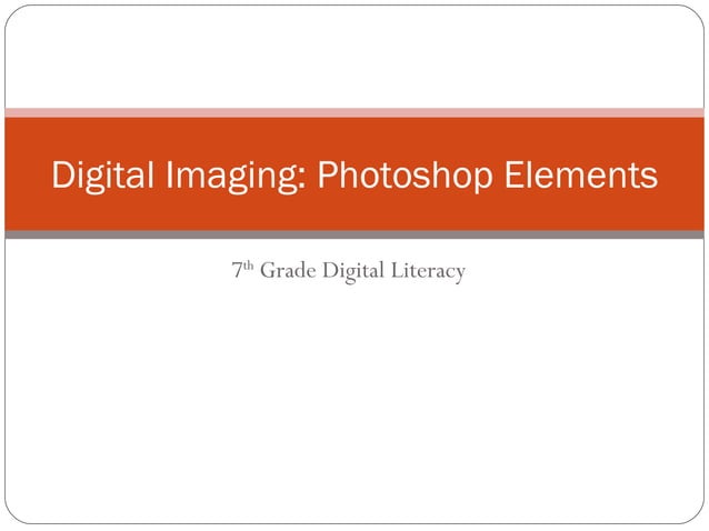 Digital Imaging | PPT