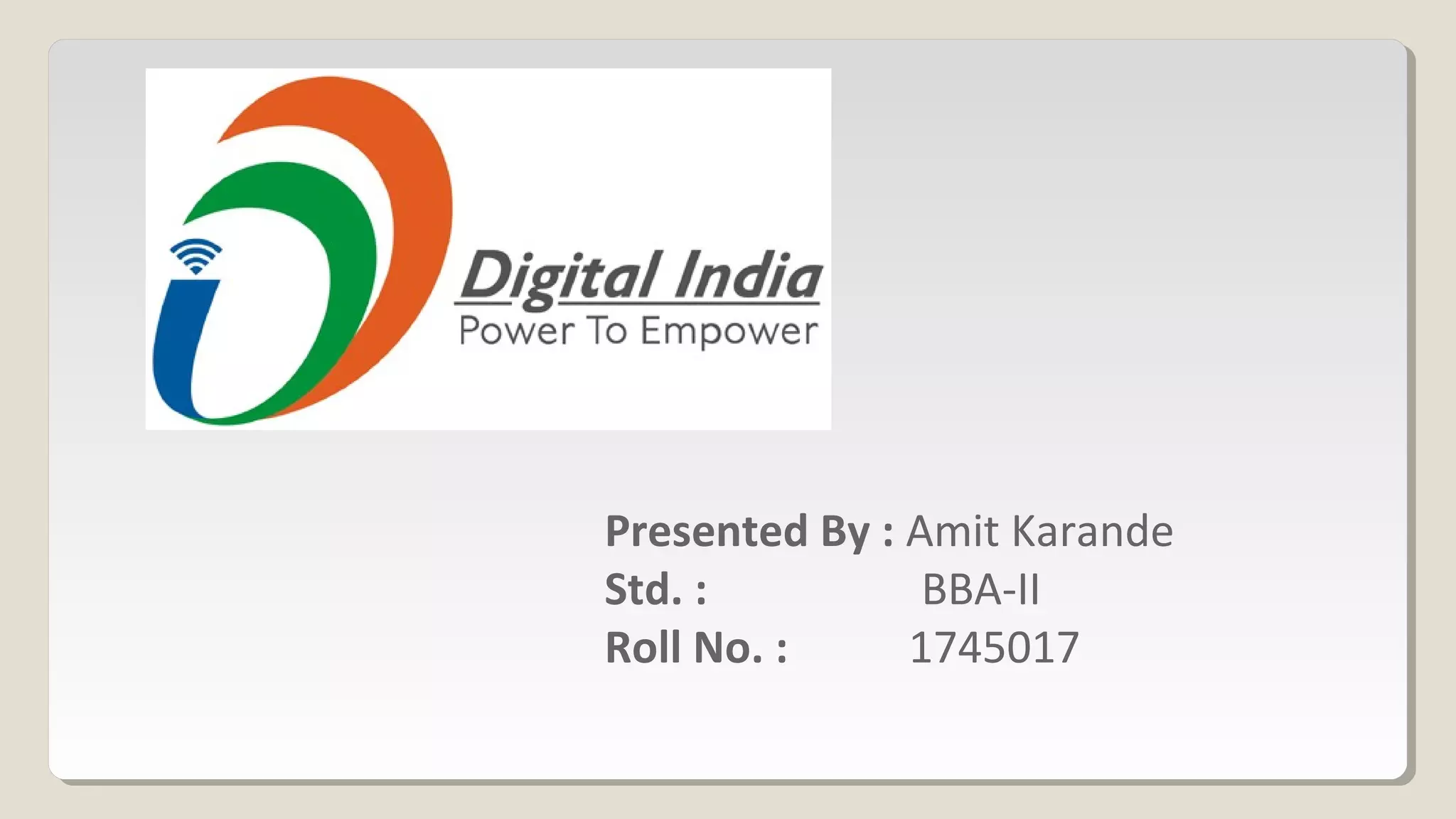 9 Pillars of Digital india | PPT