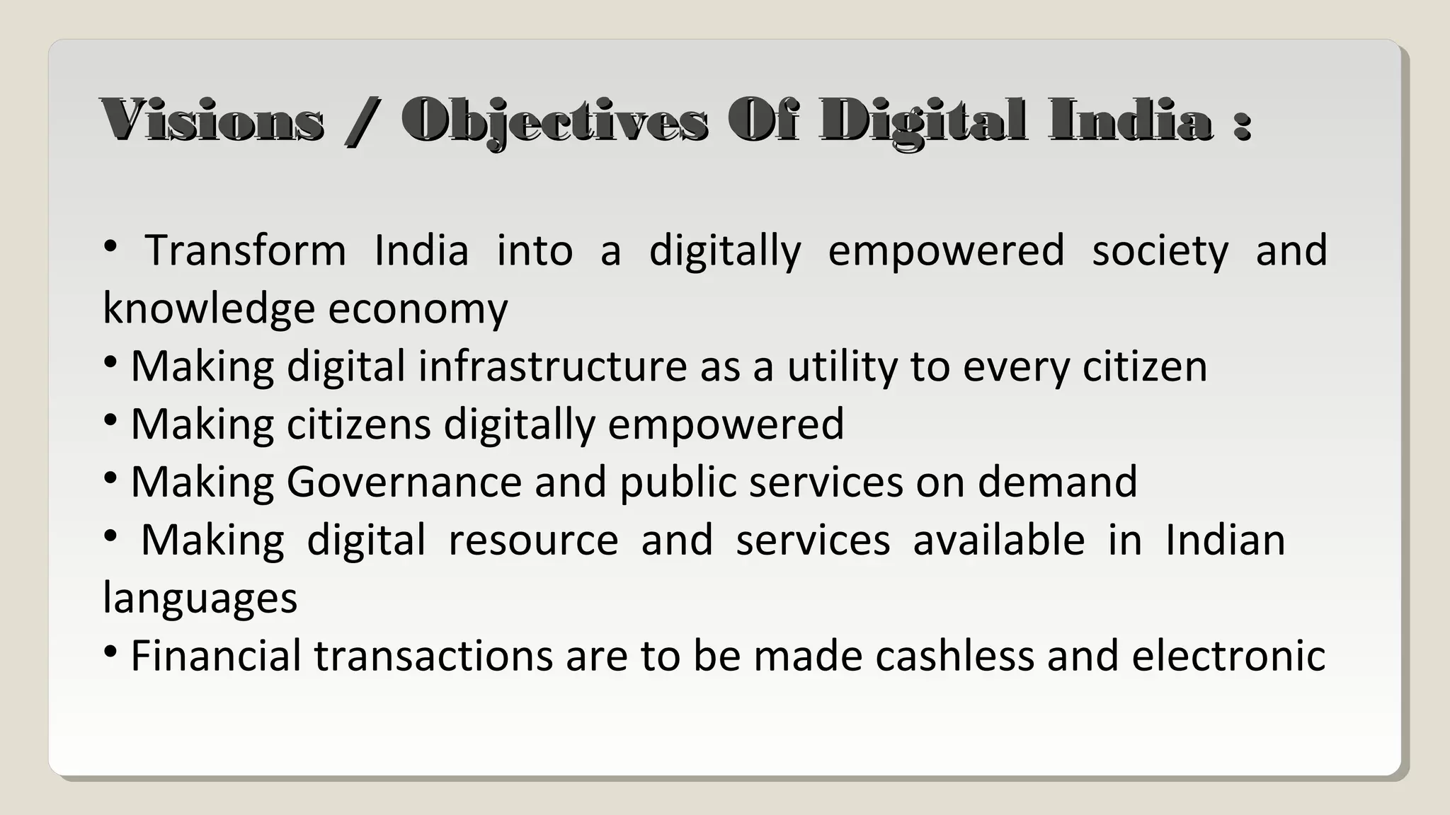 9 Pillars of Digital india | PPT
