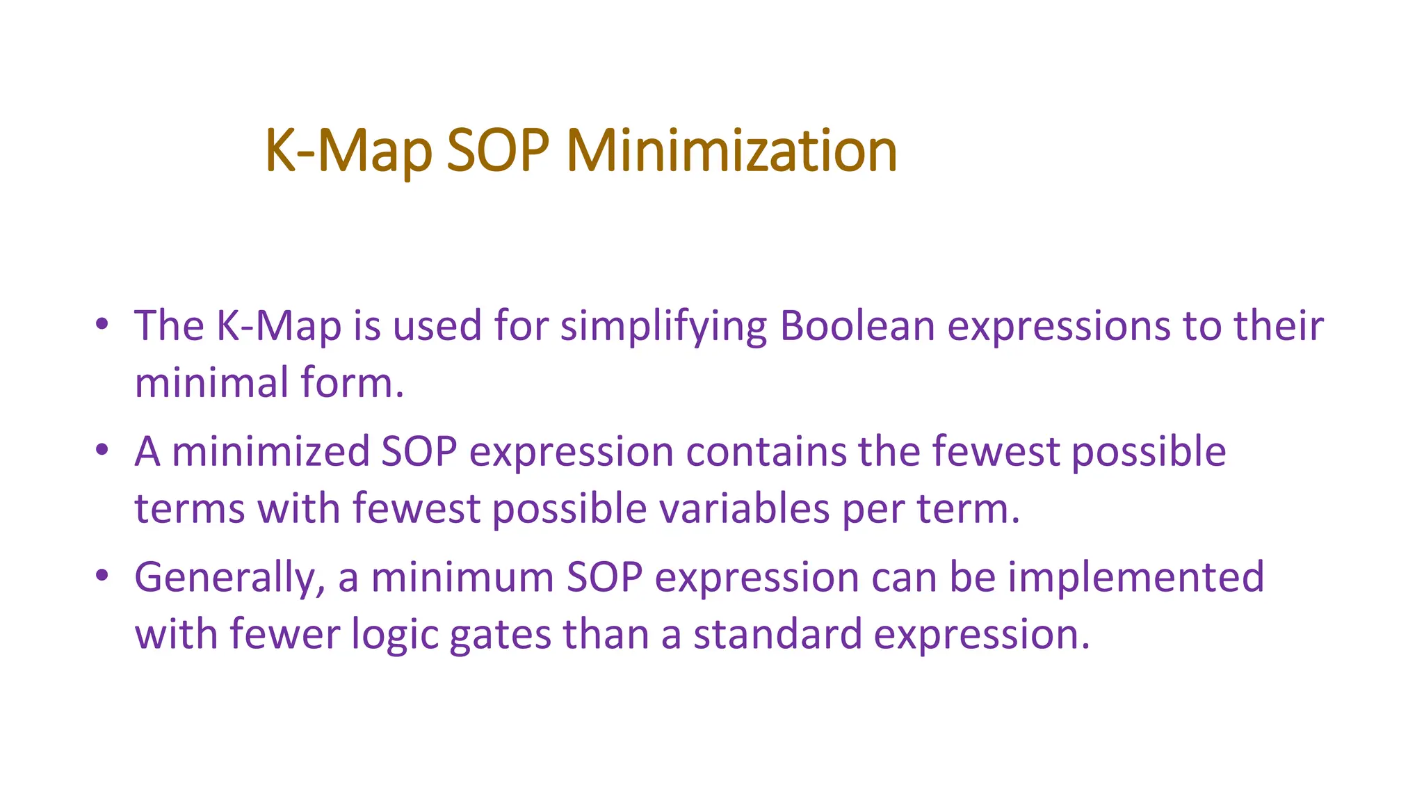 Karnaugh Maps (K-Maps) for Boolean Simplification: A Practical Guide for Digital Electronics | PDF
