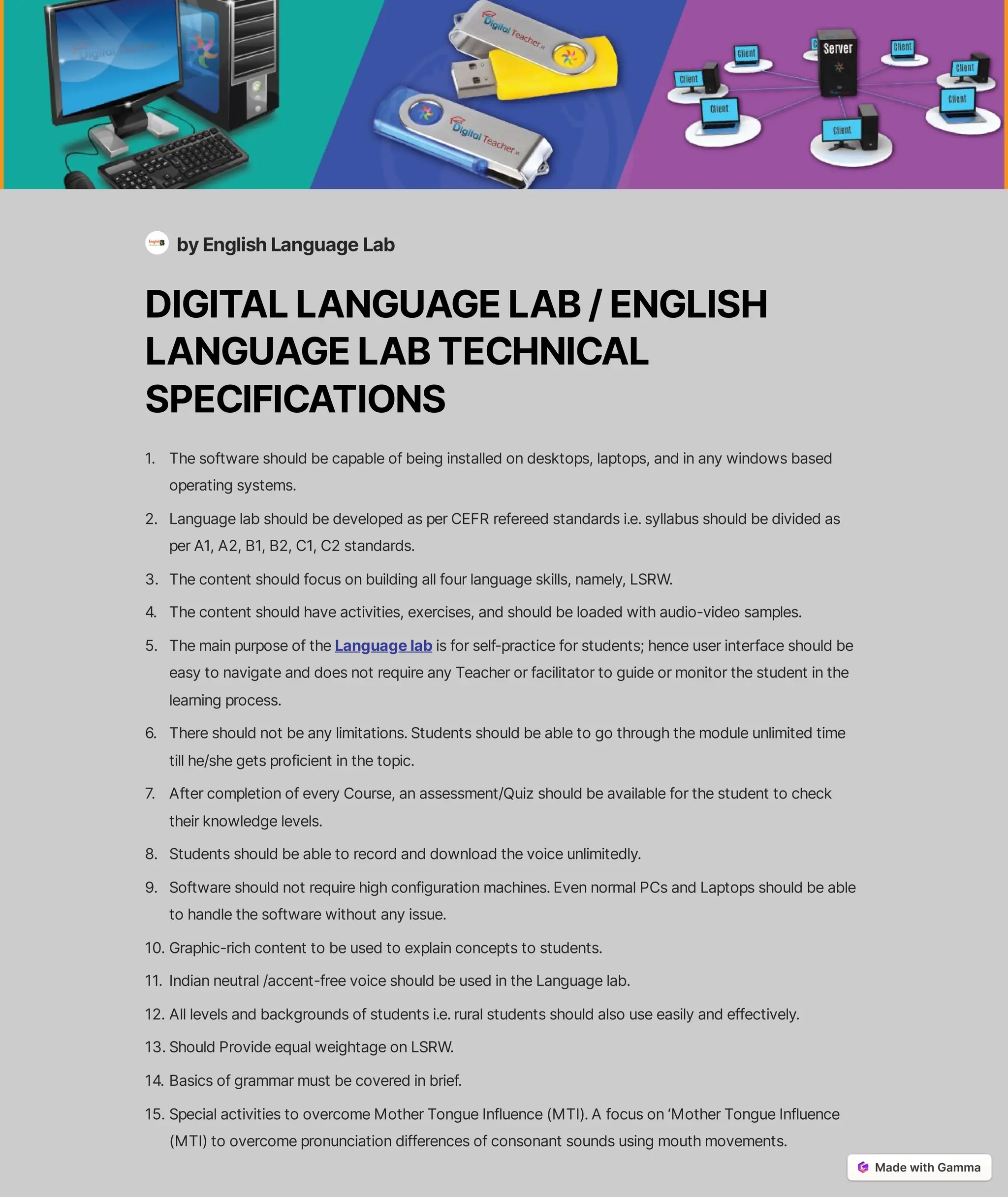 DIGITAL-LANGUAGE-LAB-ENGLISH-LANGUAGE-LAB-TECHNICAL-SPECIFICATIONS.pdf