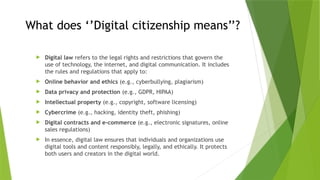 About DIGITAL -LAW 8topic,meaning and example | PPTX
