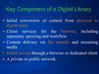 Digital library and metadata | PPT