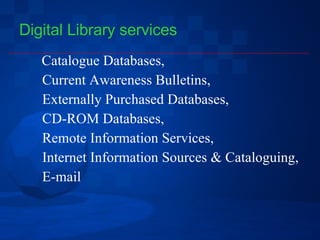 Digital library and metadata | PPT