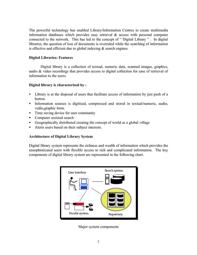 Digital library-overview | PDF