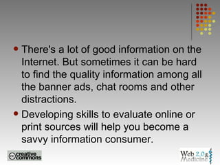 Digital Literacy: Internet Misconceptions | PPT