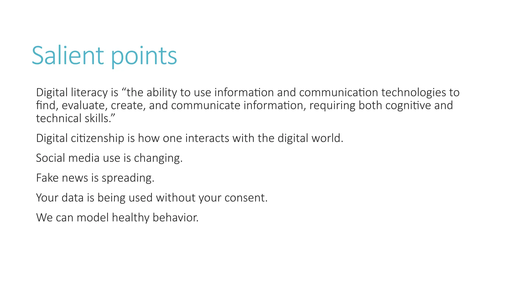 Digital-Literacy-Workshop Overview and information | PPTX