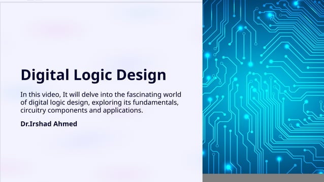 Basic Concept of Digital-Logic-Design(DLD) and its applications | PPTX | Computing | Technology ...