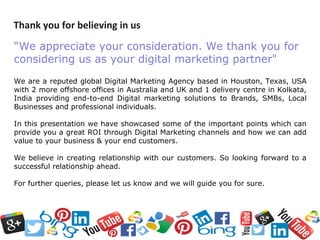 Zoom Web Media - Digital marketing Service Offerings | PPT