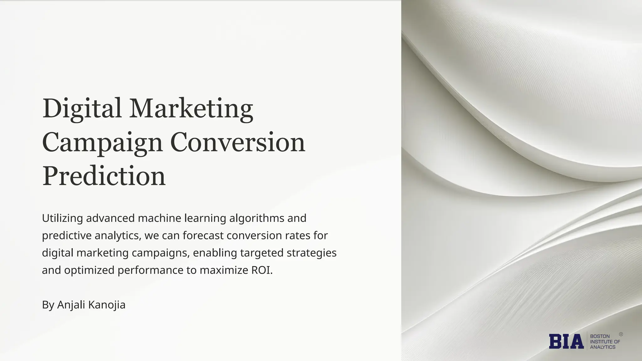 Predicting Success: Enhancing Digital Marketing Campaigns Through ...