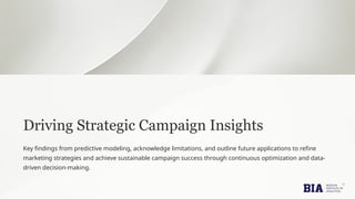 Predicting Success: Enhancing Digital Marketing Campaigns Through ...