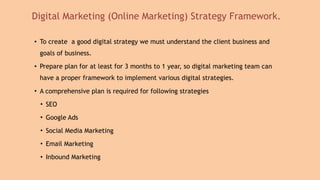 Digital Marketing Strategy Presentation (PDF) | PDF