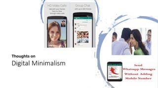 Digital minimalism | PDF
