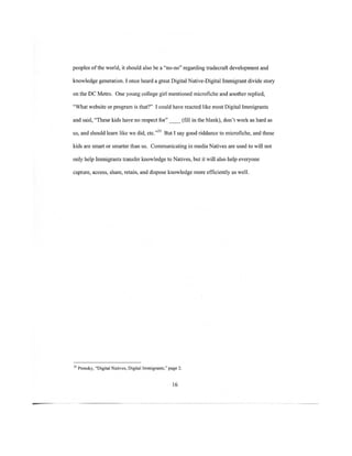 Digital Natives and Digital Immigrants in the US Intelligence Community | PDF