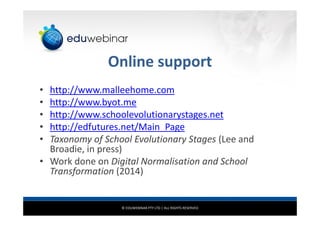 Digital Normalisation, School Evolution and BYOT | PPT