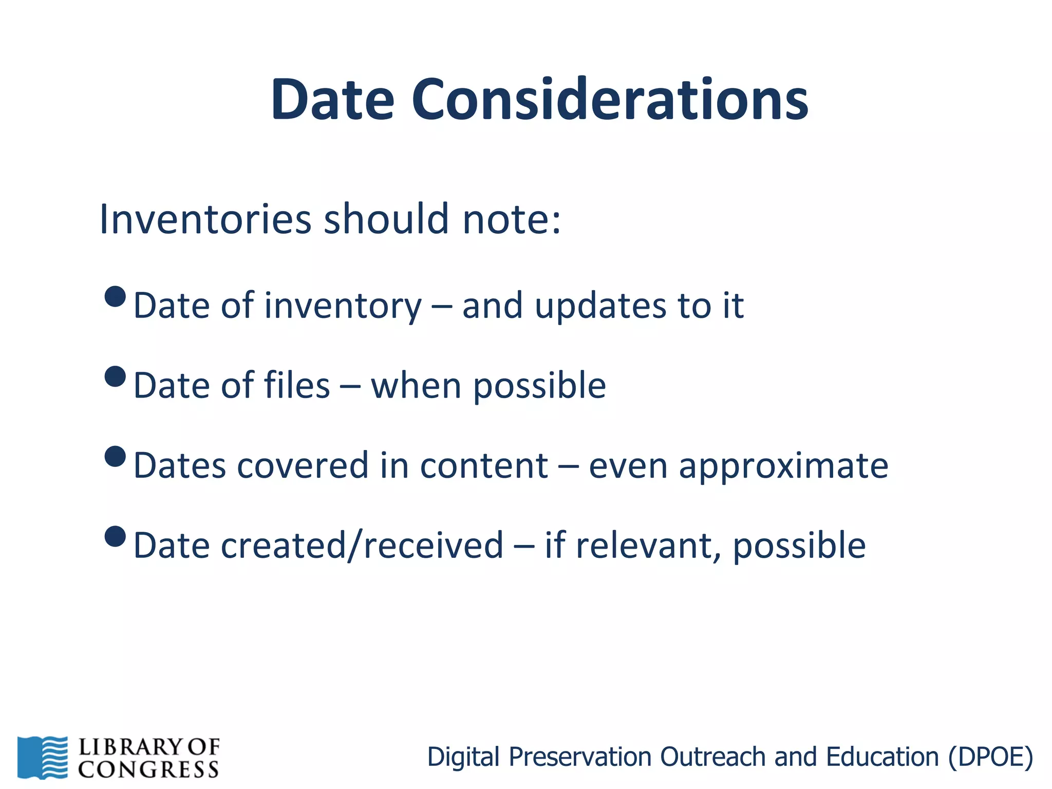 Digital Preservation Planning: Just Do It! | PDF