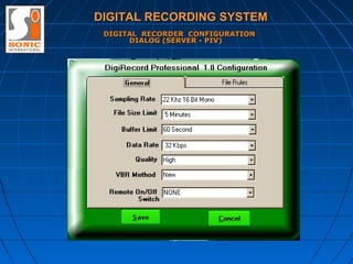 Digital recording | PPT