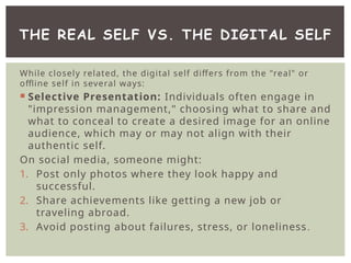Digital-Self.for every first year student | PPTX