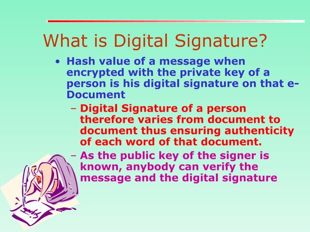 Digital Signature | PPT