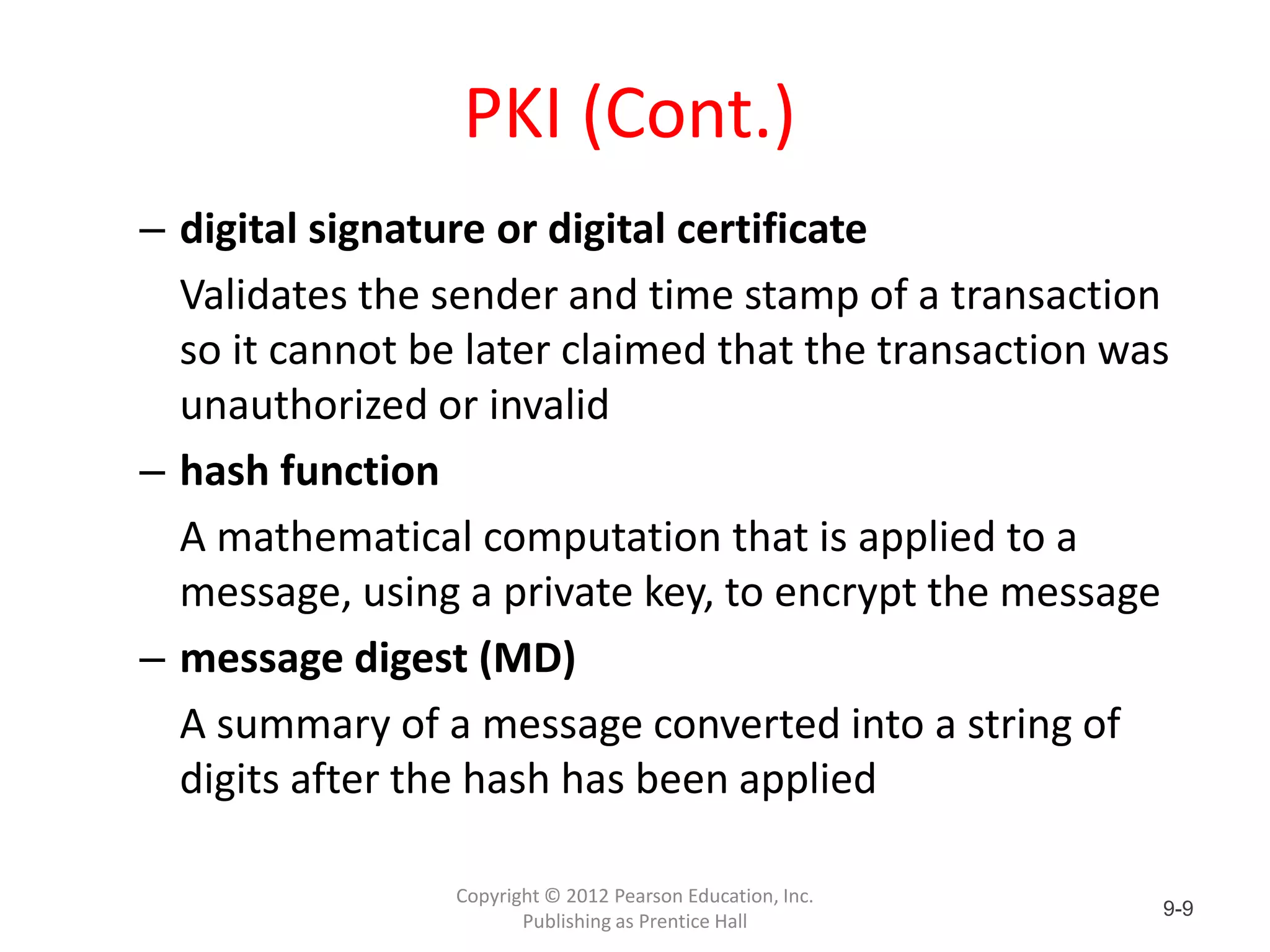 Simple Overview of PKI and Digital signature by Tarek_Gaber | PPT