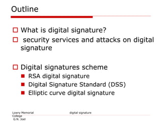 Digital signatures | PPT