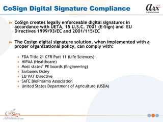 Digital Signatures: The Law and Best Practices for Compliance | PDF