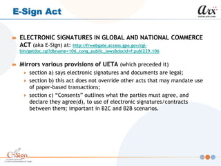 Digital Signatures: The Law and Best Practices for Compliance | PDF