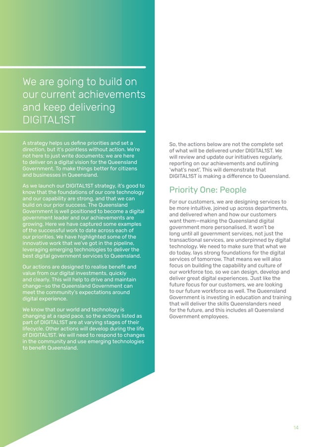 Queensland Digital Strategy | PDF | Information Services Industry ...