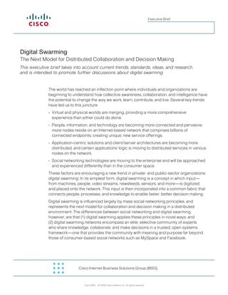 Digital Swarming White Paper | PDF