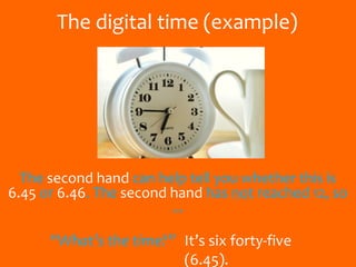 TIME - The Digital Time - Teaching and Use of the Visme Clock (Game) | PPTX