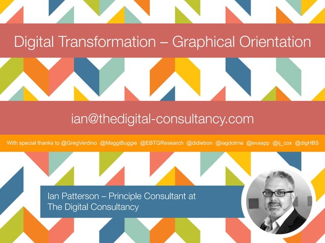 Digital Transformation - A Visual Orientation | PPT | Free Download