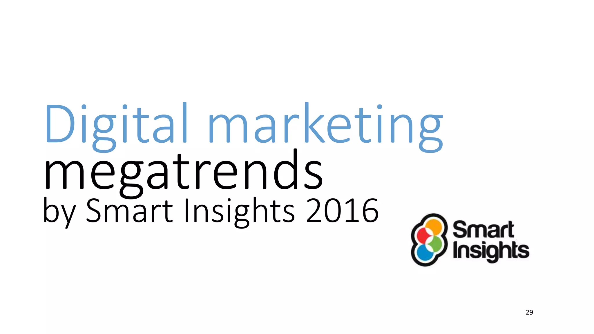 DIGITAL TRANSFORMATION & DISRUPTION 2016 - Understanding digital landscape & marketing | PPT