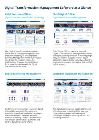 Digital Transformation Management Software | PDF