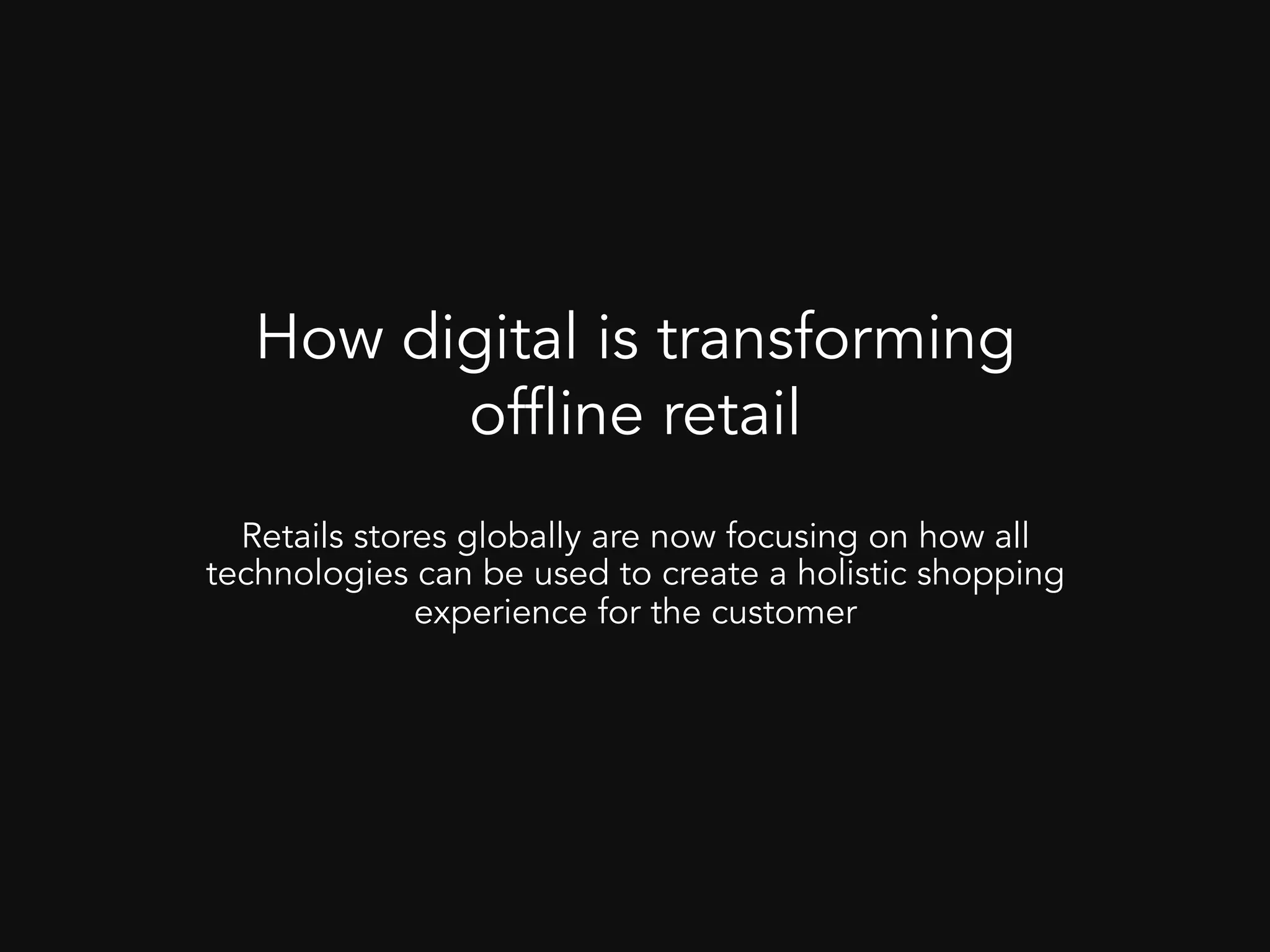 Digital Transformation in Offline and Online Retail | PDF | Retail ...