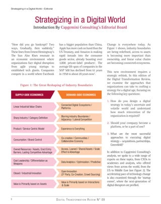 Digital Transformation Review 9: The Digital Strategy Imperative #DTR9 ...
